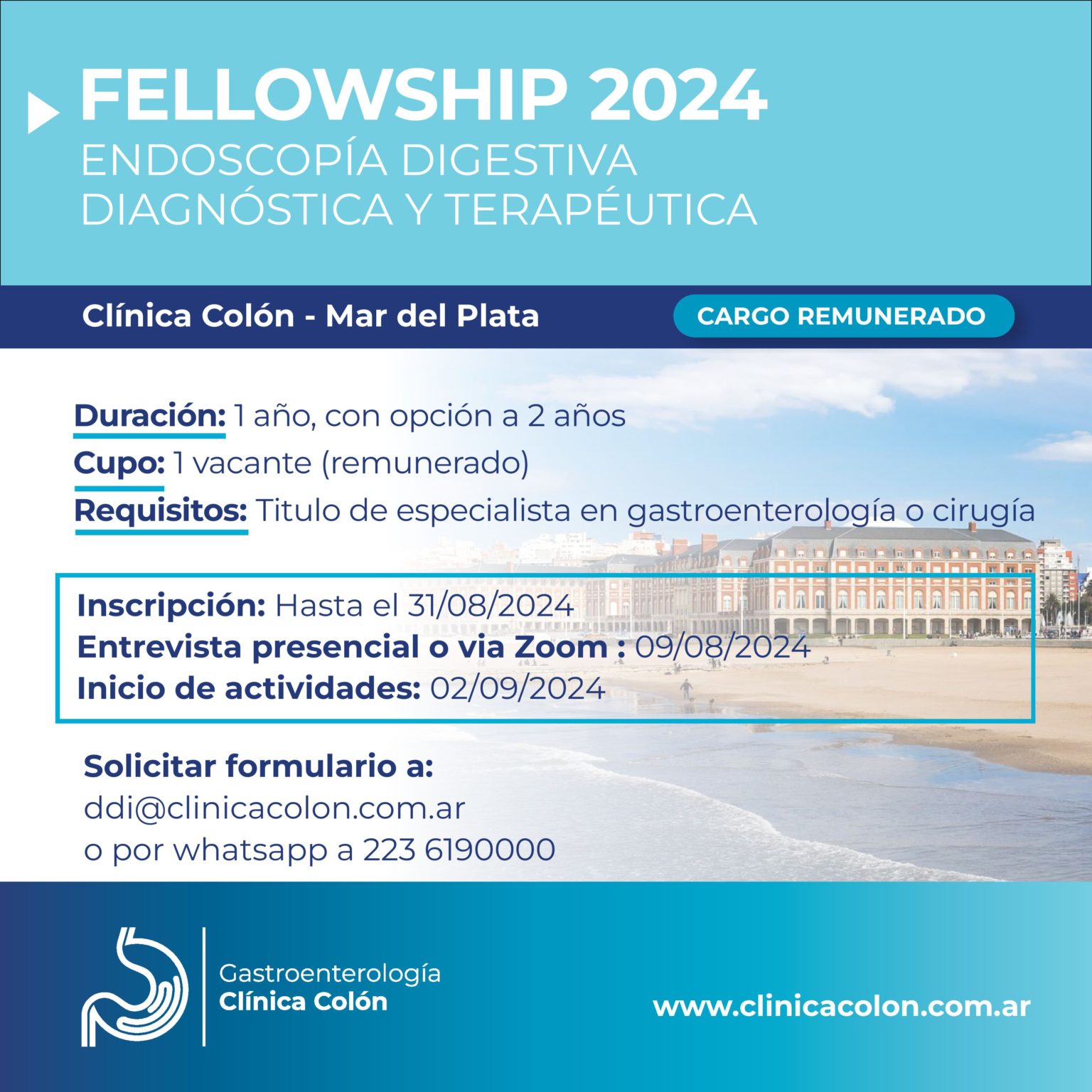 Fellowship en Endoscopía Digestiva Diagnóstica y Terapéutica 2024 ...